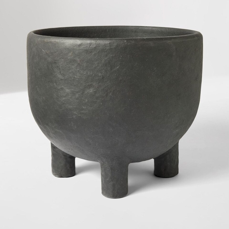 Form Studies Ceramic Footed Planters | West Elm UK